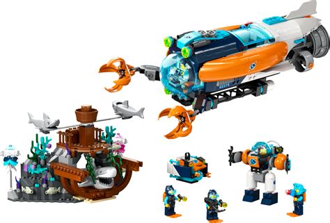 Lego City Deep Sea Explorer Submarine Toy Kiddlestix Toys
