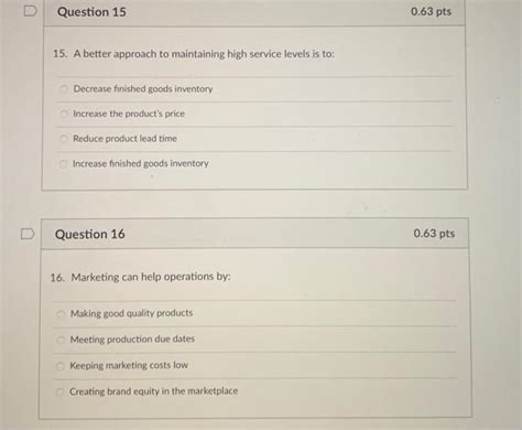 Solved Question 15 063 Pts 15 A Better Approach To