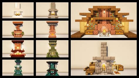 10 Amazing Fireplace Designs In Minecraft Tbm Thebestmods