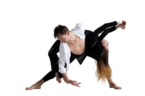 Bellas Bailarinas Haciendo Coreografía Archivo Psd Gratis