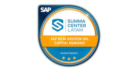Sap Hcm Gestión Del Capital Humano Key User Gold Credly