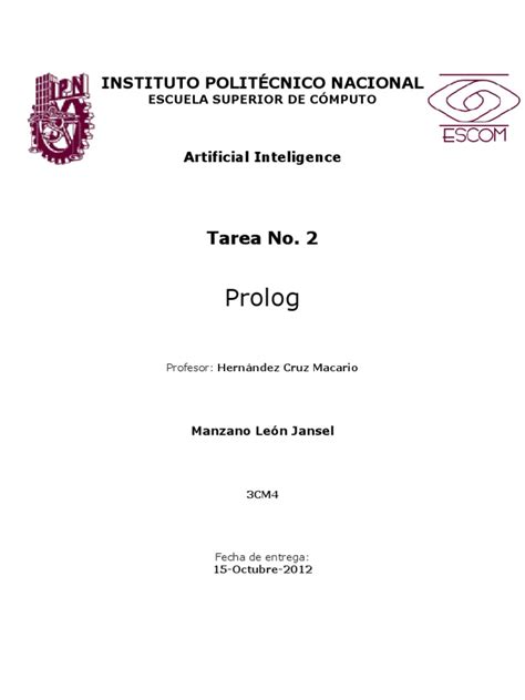 Prolog Ejercicios Resueltos Descargar Gratis Pdf Lenguaje De