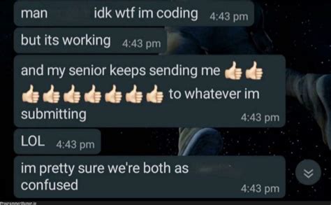 Life Of A Junior Developer Be Like ProgrammerHumor Io