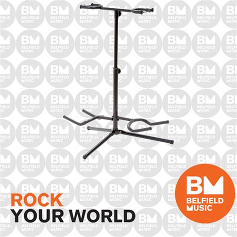 Armour Gs52b Double Guitar Stand Belfield Music