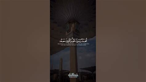 محمد رسول الله والذين معه أشداء على الكفار رحماء بينهم بصوت الشيخ