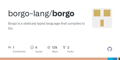 Github Borgo Langborgo Borgo Is A Statically Typed Language That Compiles To Go