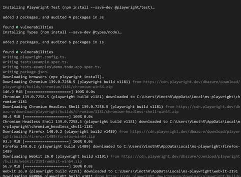 Step By Step Playwright Installation On Windows Vinoth Tech Solutions