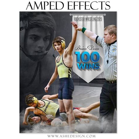 Amped Effects Dream Weaver Wrestling Poster Template For Photoshop