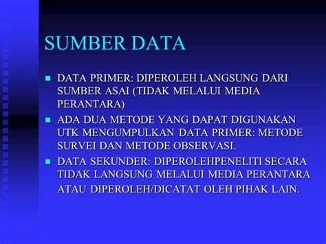 Perbedaan Data Primer Dan Sekunder Dalam Penelitian B