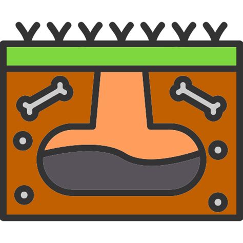 Fossil Generic Outline Color Icon