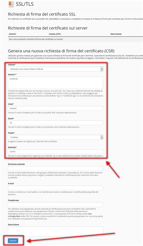 Come Installare Il Certificato SSL Su CPanel Cionfs It