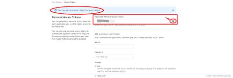Gitlab以及xcode配置personal Access Tokengitlab生成token Csdn博客