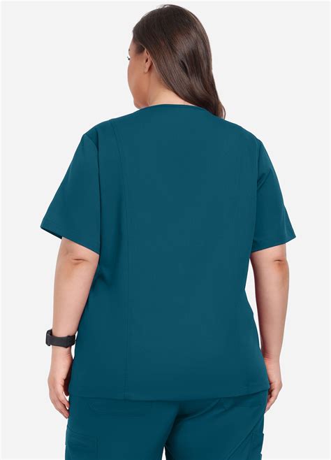 Styleflex™ Plus Size Scrub Top Comenii