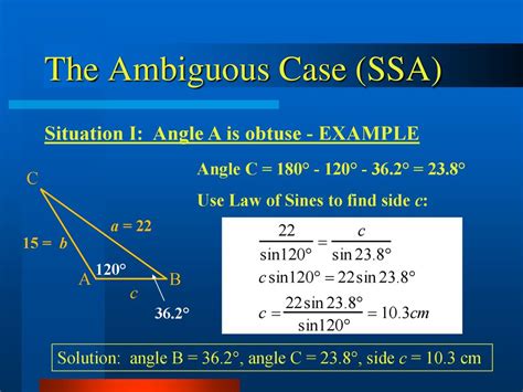 The Law Of Sines Ppt Download