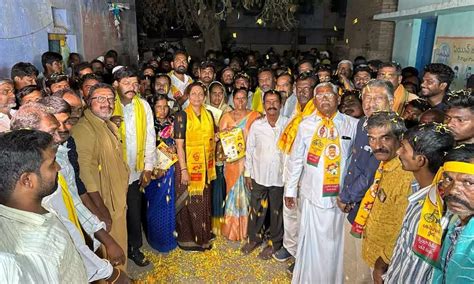 Gouru Charita Reddy Is Set To Attend The Babu Super 6 Door To Door