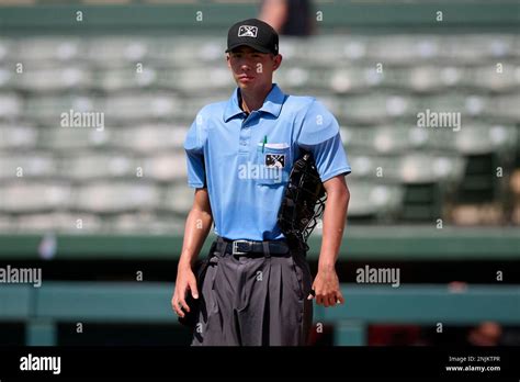 Umpire Hironobu Goto During A Florida Complex League Baseball Game