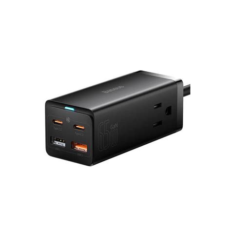 Baseus Gan 3 Pro Ac2u2c 65w Desktop Powerstrip Charger Apna Baazar