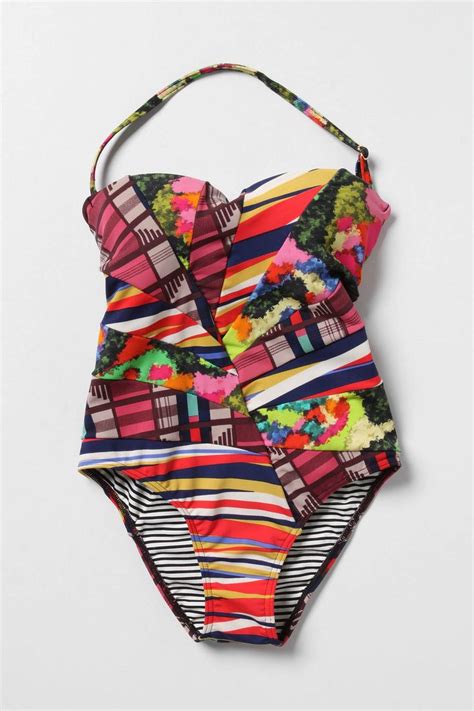 Pops Of Print Maillot From Anthropologie 368 Its Safe To Say Im In
