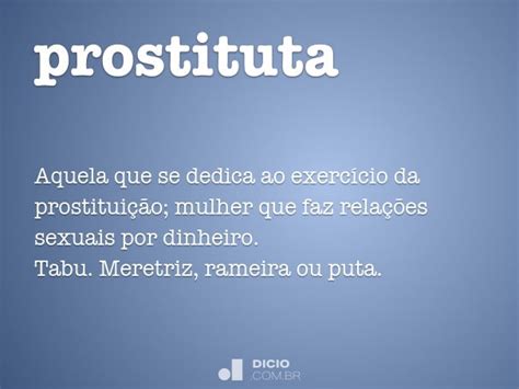 Prostituta Dicio Dicion Rio Online De Portugu S