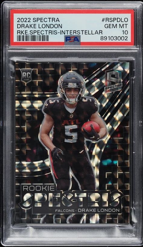 2022 Panini Spectra Spectris Interstellar Drake London Rookie 50