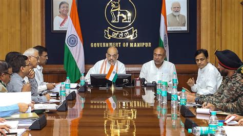 Home Minister Amit Shah Chairs All Party Meeting On Situation In Manipur
