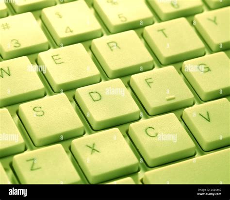 Close Up Of A Computer Keyboard Stock Photo Alamy
