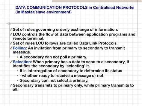 Data Communication Protocols In Centralised Networks In Masterslave Environment Pdf Data Communication Protocols In Centralised Networks In Masterslave Environment Pdf
