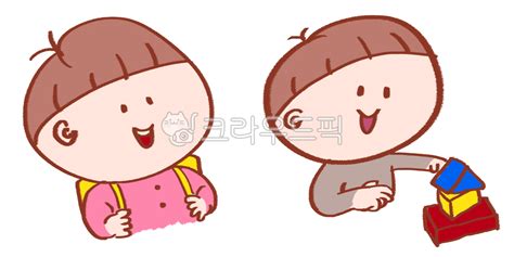 어린이 얼굴 일상 생활 유치원 사진이미지일러스트캘리그라피 스튜디오제이작가