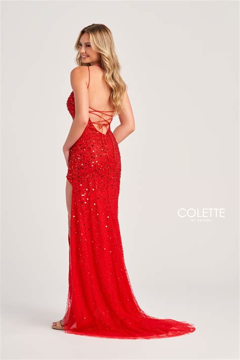 Buy Colette By Daphne Cl5292 Tulle Sequin Glitter Tulle Dress