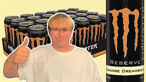 New Monster Orange Dreamsicle Review Youtube