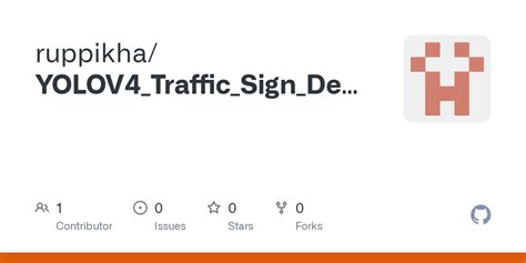 Github Ruppikhayolov4trafficsigndetection