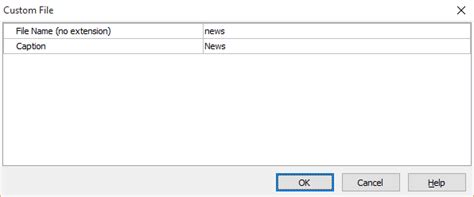 Custom Files