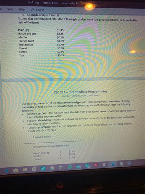 Solved Eview View Help Search Csc 211 Intermediate