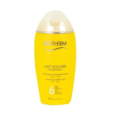 Biotherm Lait Solaire Hydratant Anti Drying Milk Spf 6 Opaľovacie