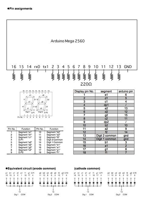 Arduino Mega With Double Segment Display LEDs And Multiplexing Arduino Forum