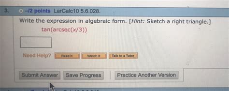 solved write the expression in algebraic form