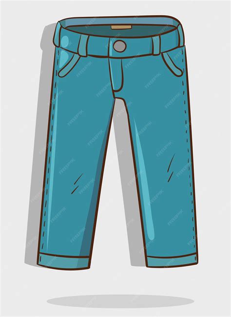 Premium Vector Pair Of Jeans Vector Isolated Illustration