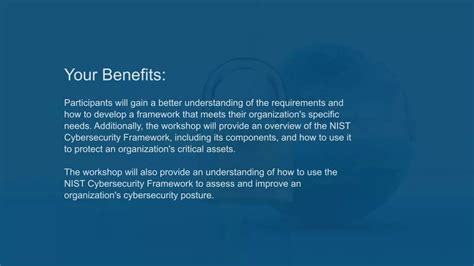 NIST Cybersecurity Framework CSF Workshop For Business Organizations