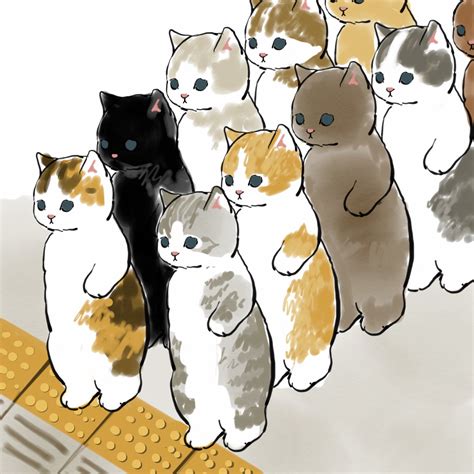 ぢゅの🐈lineスタンプ出来ました On Twitter Cute Cats Cat Icon Cat Art Illustration