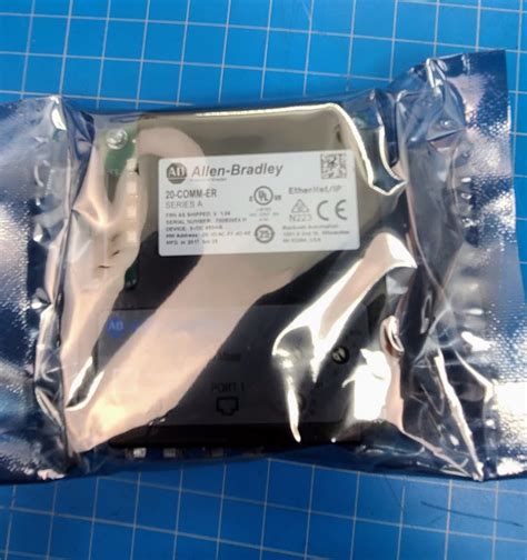 Allen Bradley Powerflex Series A Dual Port Ethernet Ip Adapter 20 Comm Er