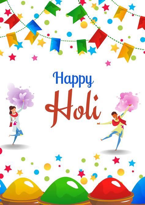 Free Printable Holi Poster Templates Canva