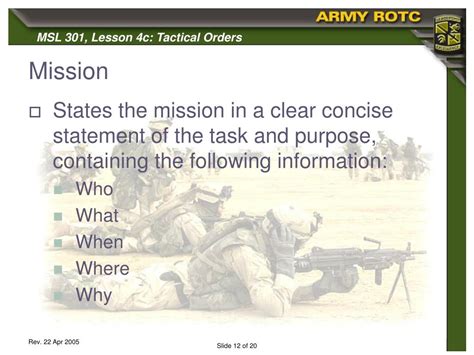 Ppt Tactical Combat Orders Powerpoint Presentation Free Download