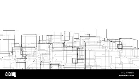 Vector Abstract Boxes Background Stock Vector Image And Art Alamy