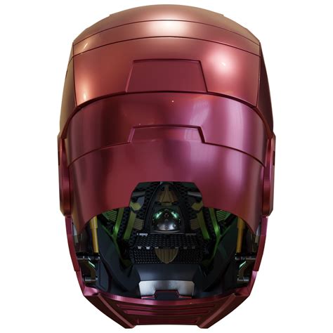 Iron Man Mk5 Helmet With Motorization 3d Model Wireframe
