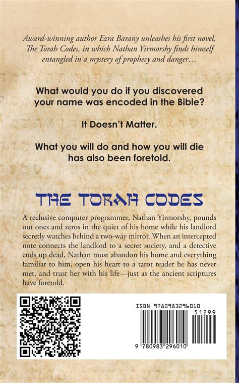 Final Cover Of The Torah Codes The Torah Codes Series