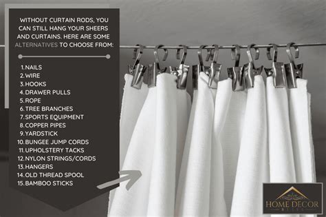 How To Hang Curtains Without A Rod Diy Creative Ideas For Both Sheers And Home Decor Bliss