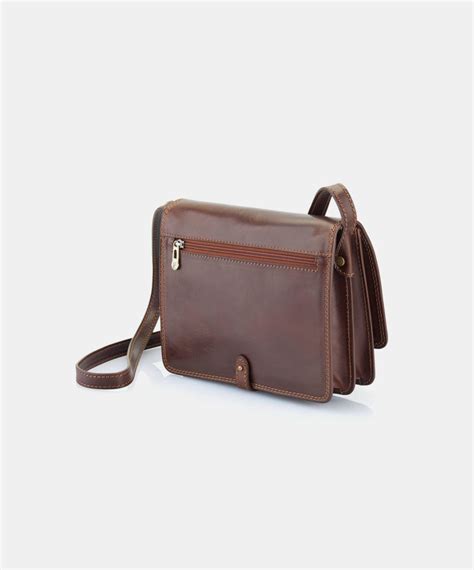 Borsa In Pelle Con Due Scomparti A Soffietto Beatrice 4051 Il Kuoio