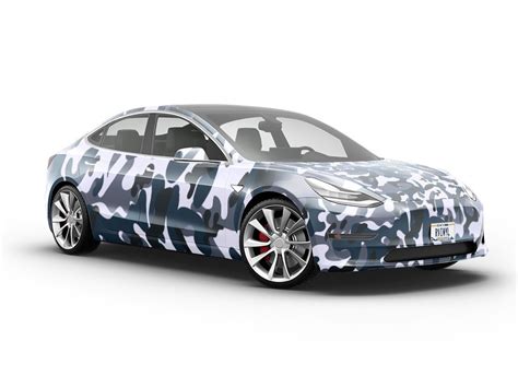Rwraps™ Blizzard Erdl Arctic Camouflage Vinyl Wrap Camo Print Car