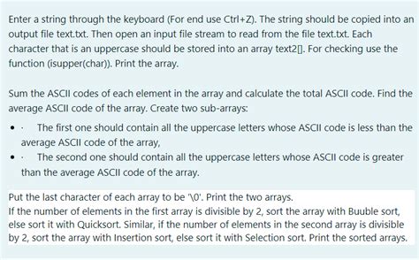 Solved Enter A String Through The Keyboard For End Use Chegg