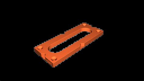 Drawer Handle Router Template By Td3d Download Free Stl Model